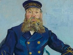 Portrait of the Postman Joseph Roulin - by Vincent van Gogh